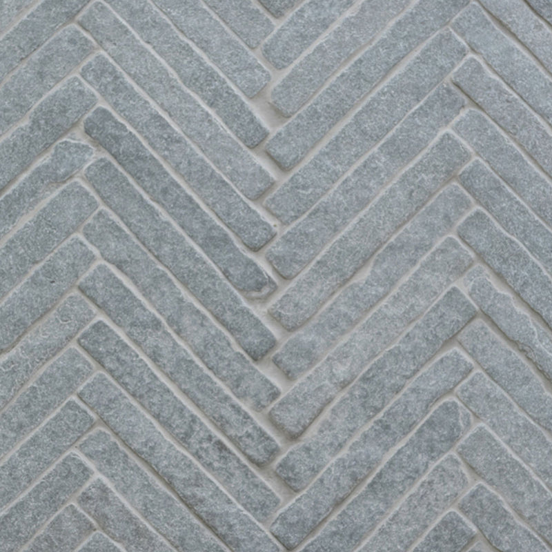 Bordeaux Blue Herringbone - Francois & Co.