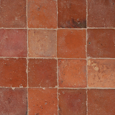 Terra Cotta Red Squares - Francois & Co.