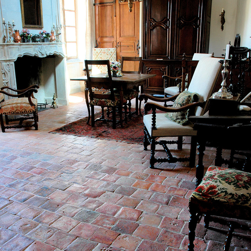 Terra Cotta Red Squares - Francois & Co.